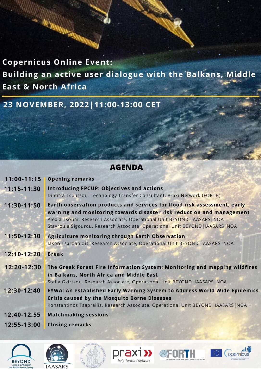 Webinar on European Union's Earth Observation (EO) Programme ...